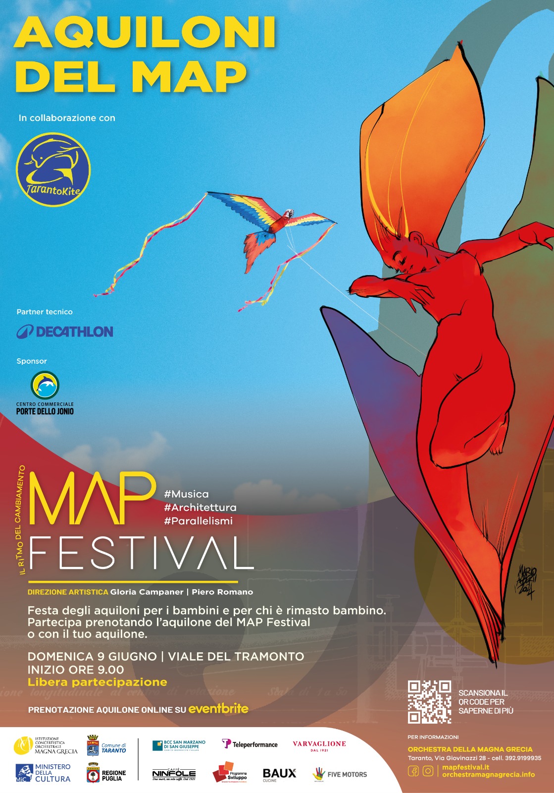 “Gli Aquiloni del MAP” sulla spiaggia di Viale del Tramonto – la Ringhiera